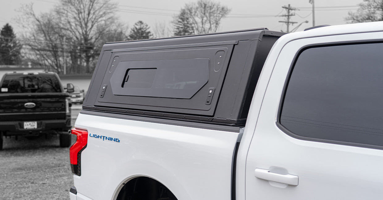 ALU-CAB CONTOUR CANOPY FORD F150 5.5' (2021+) BLACK W/ WINDOWS – Mule ...