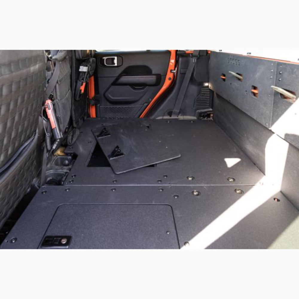 GOOSE GEAR JEEP GLADIATOR JT SEAT DELETE PLATE SYSTEM EXTENDED PLATFOR ...