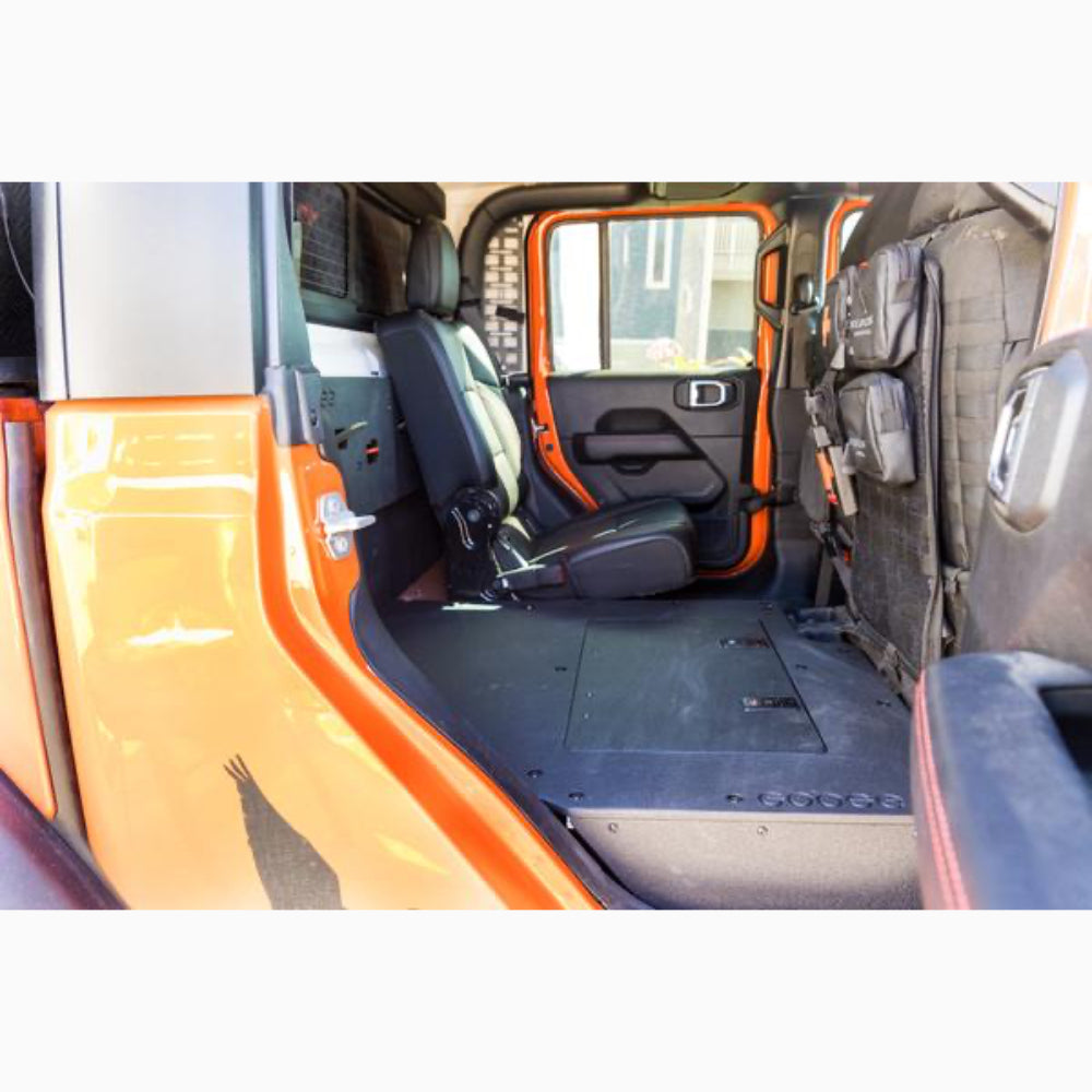 GOOSE GEAR JEEP GLADIATOR JT SEAT DELETE PLATE SYSTEM EXTENDED PLATFOR ...