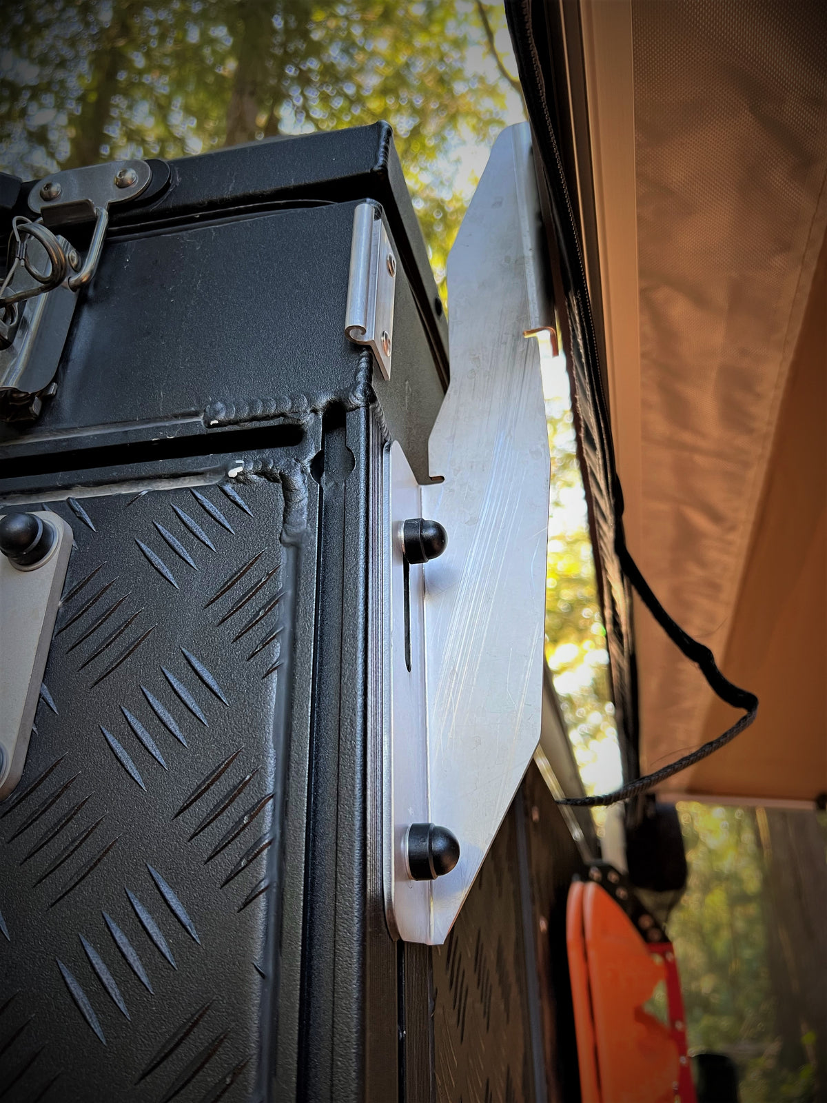 MULE BUILT ARB AWNING BRACKETS FOR ALUCAB CANOPY CAMPER — Mule ...
